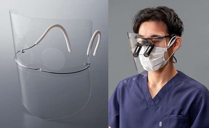 歯科現場の声に応えたルーペ対応型フェイスシールド「QAIS-shield-（クワイスシールド）」好評販売中 | Sunstar Engineering
